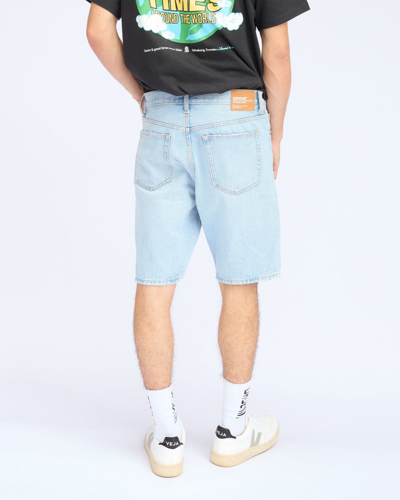 Dash Shorts - Stream Light Worn – Dr Denim Jeans - Australia & NZ