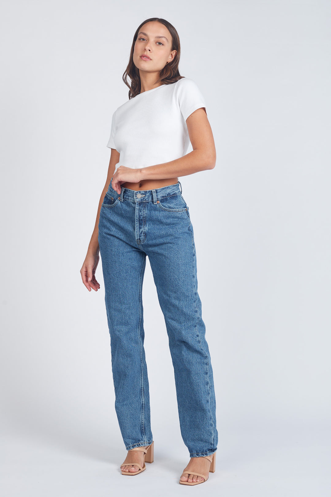 Beth Jeans Blue Jay Mid Retro | Dr Denim Jeans Australia – Dr Denim ...